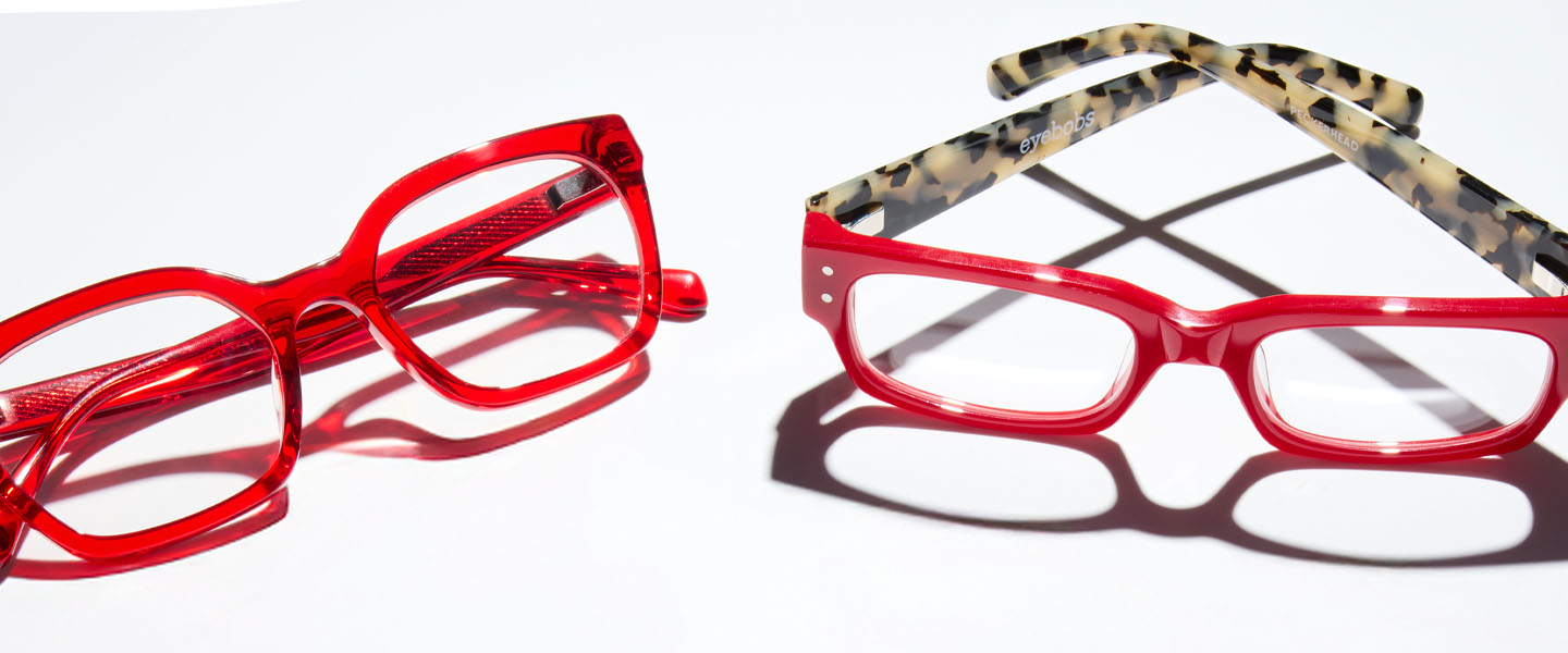Red Reading Glasses And Readers Eyebobs